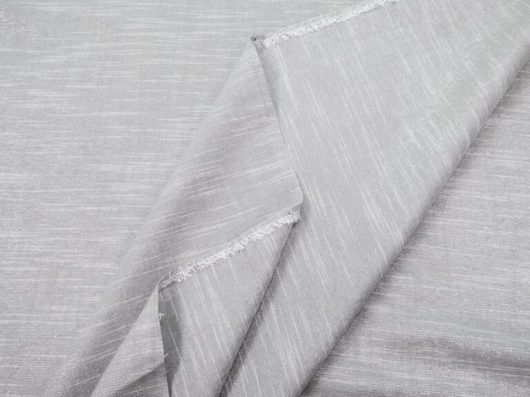 Stoff Manchester Metalic Silver – Pompon